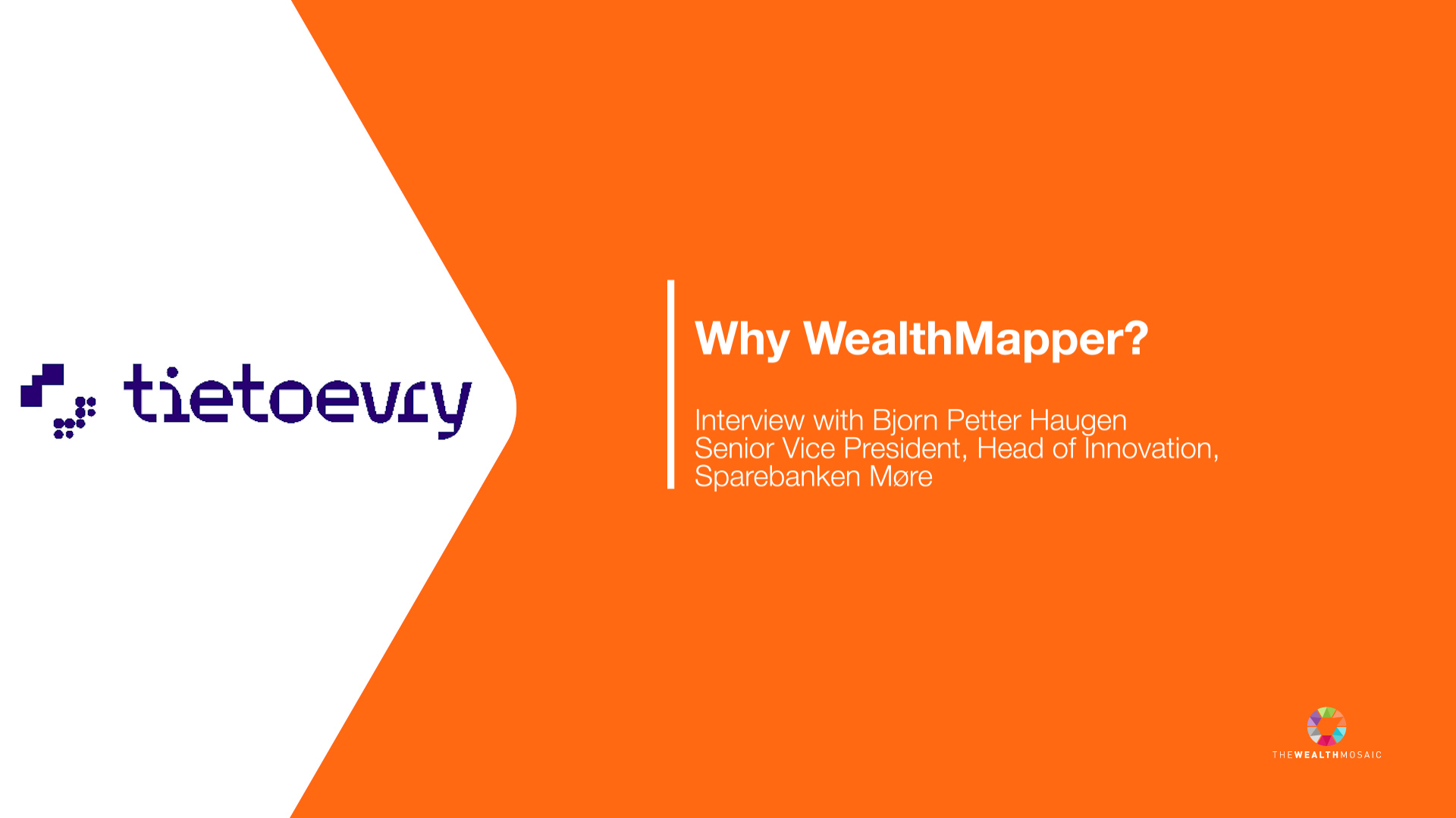 TietoEVRY - The Wealth Mosaic